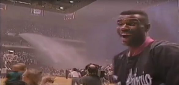 Fireworks Triggered The Water Canon At A Spurs-Warriors Game In 1994