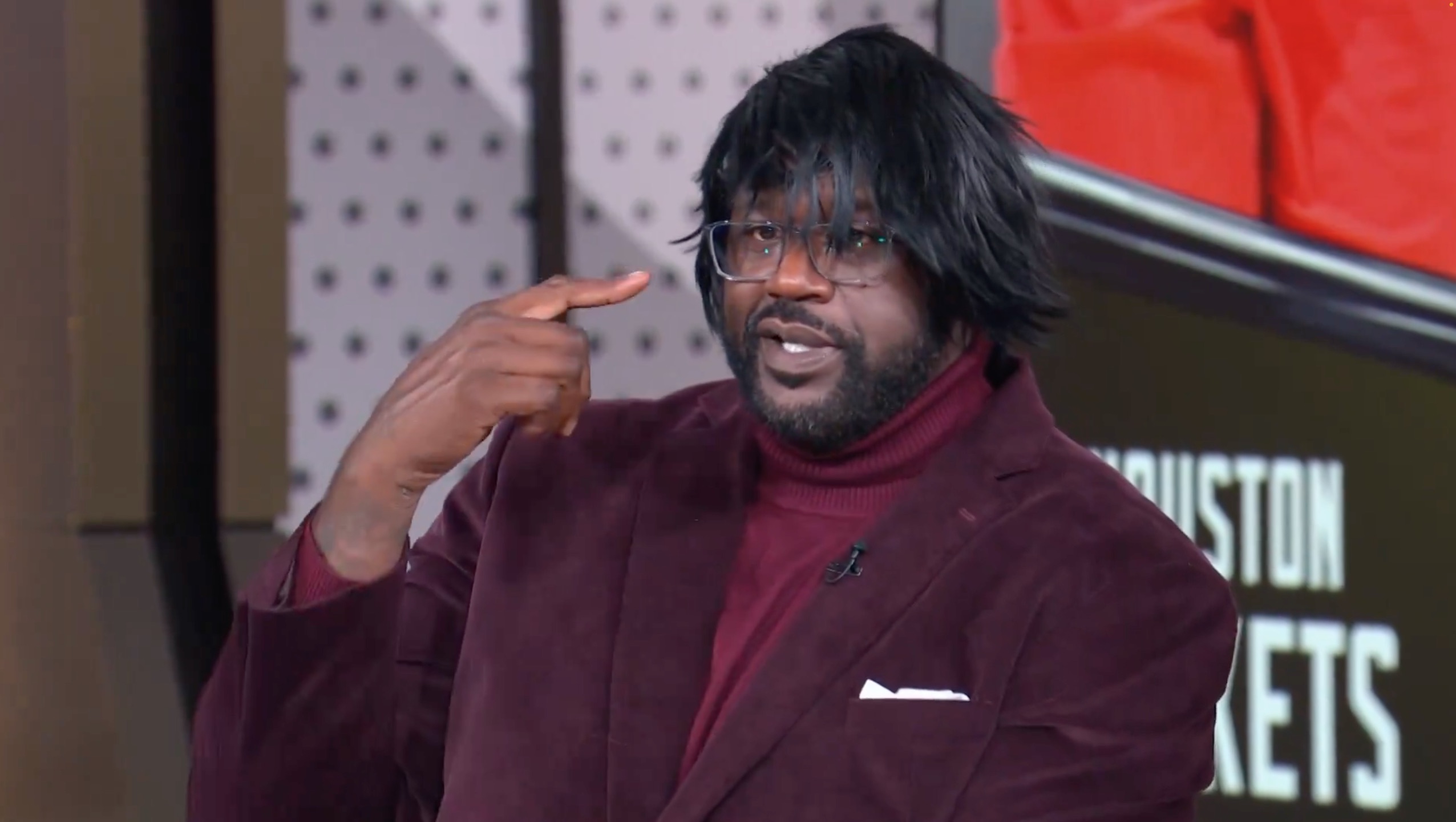 Shaquille Oneal Loses Bet Shows Off New Emo Jimmy Butler Hairdo On