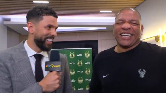 Austin Rivers Interviews His Father Doc Rivers In Hilarious Pregame ...