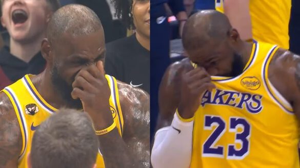 LeBron James Fights Back Tears As Cavaliers’ Tribute Hits Home Again