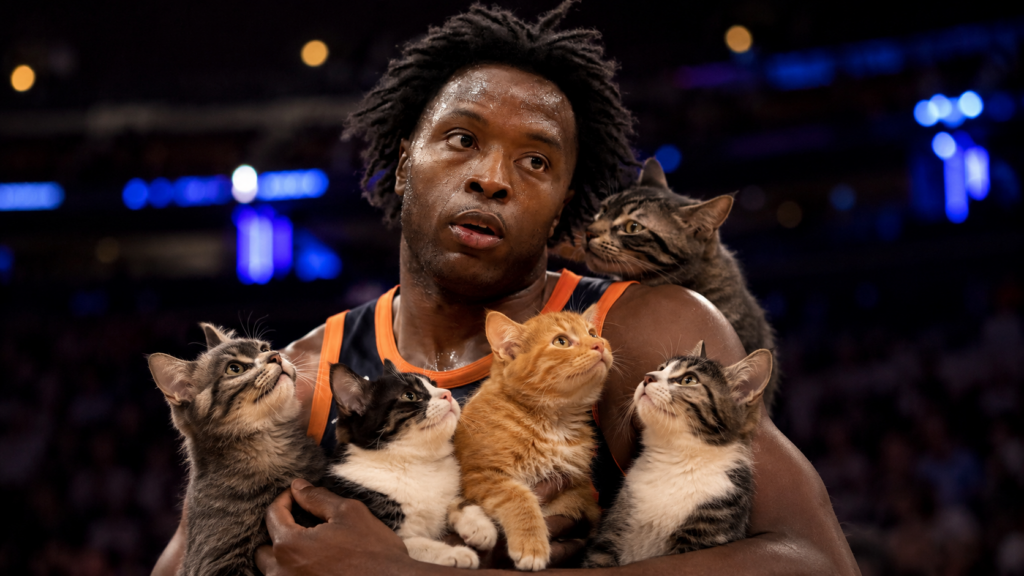 OG Anunoby Helps Shelter Cats Find Homes After Knicks Championship
